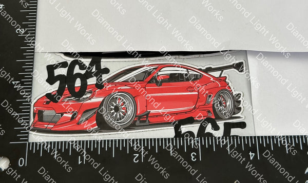 Brz frs red sticker decal – Diamond Light Works